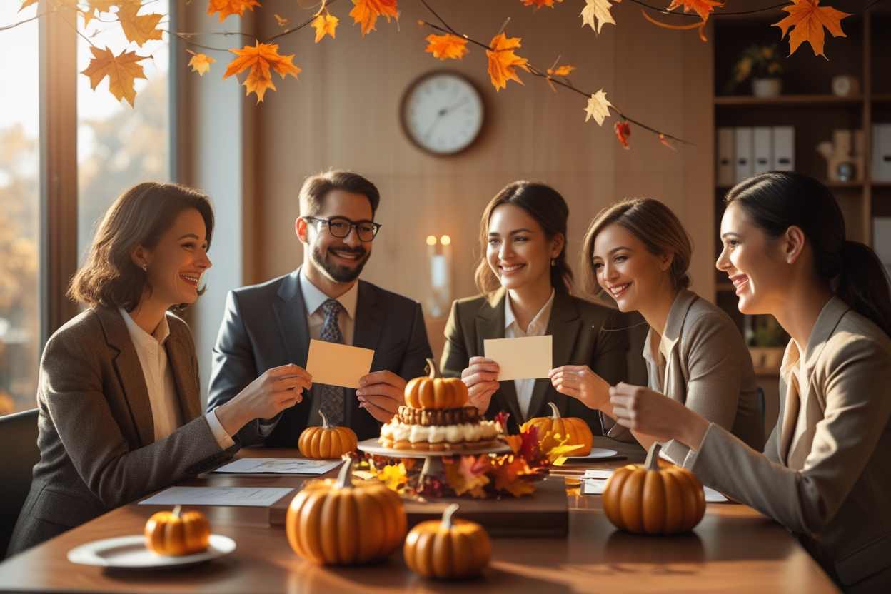 55+ Professional Thanksgiving Messages for Clients & Employees